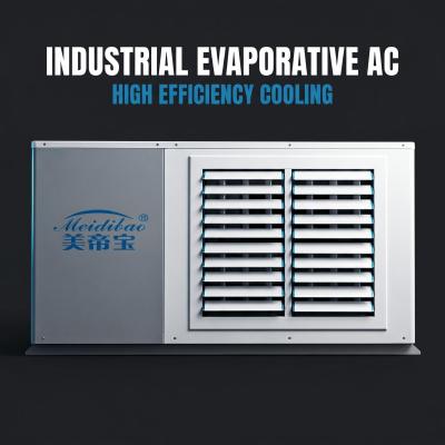 China Industrial Wall-Mounted Evaporative Air Conditioner 40%-60% Energy Saving No Floor Space Corrosion Resistant for Commercial Workspace for sale