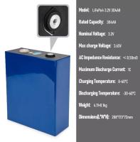 China 200Ah 230Ah 280Ah Solar Lithium Battery , 3.2V Lifepo4 Lithium Ion Battery for sale
