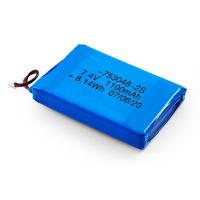 China 753048 2S1P 7.4V 1100mAh Lipo Battery For Medical Equipment for sale
