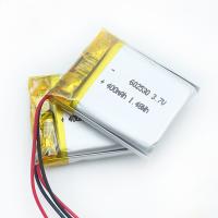 China Smart Watch 602530 Lipo 3.7v 450mah Lithium Polymer Rechargeable Battery for sale