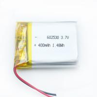 China Smart Watch 602530 Lipo 3.7v 450mah Lithium Polymer Rechargeable Battery for sale