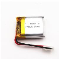 China KC 102530 700mAh 3.7 V Li Polymer Battery Rechargeable For Massager Beauty Instrument for sale