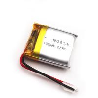 China KC 102530 700mAh 3.7 V Li Polymer Battery Rechargeable For Massager Beauty Instrument for sale