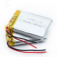 China Lightweight 103450 1800mah 3.7 V Li Polymer Battery For Ultraviolet Disinfection Lamp for sale