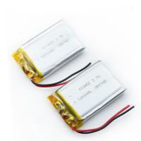 China Lightweight 103450 1800mah 3.7 V Li Polymer Battery For Ultraviolet Disinfection Lamp for sale