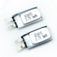 China ISO14001 020815 3.7 V Li Polymer Battery 6mAh To 9mAh for sale