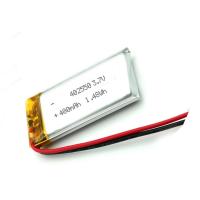 China 402550 Rechargeable Flat Lithium Polymer Battery Consumer Electronics 3.7V 400mah for sale