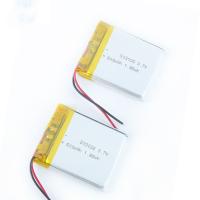 China 300 Times 3.7V 500mAh Flat Lithium Polymer Battery 503035 38*30*5.0mm for sale