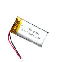 China MSDS 703049 1000mah Li Ion Nmc Battery Long Cyclelife 7.0mm Thick for sale