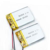 China Un38.3 502535 400mah Bluetooth Earbud Battery 5.0*25*37mm for sale