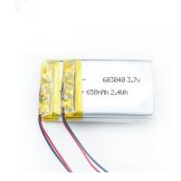 China 603040 3.7v 650mah Lipo Battery for sale