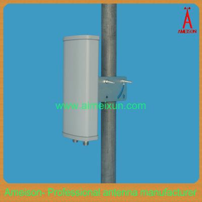 China 4.9-5.8GHz 2x15dBi Dual Polarized WiFi MIMO Antenna for WLAN for sale