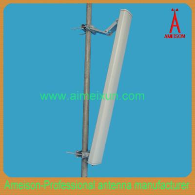 China Ameson 2.4GHz 2x17dBi 90 Degree Dual Polarity WiFi Panel Antenna for sale
