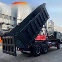 China Left Steering 70t Load SINO HOWO Dump Truck Steel Structure For Africa Market for sale
