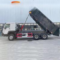 China Left Steering 70t Load SINO HOWO Dump Truck Steel Structure For Africa Market for sale