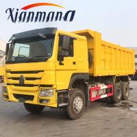 China 10 Wheels 371hp 6x4 Used 25 Ton Howo Dump Truck With Cargo Tank Length 5.3-6.2M for sale