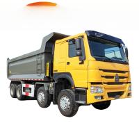 China Howo Euro 4 380hp 8x4 Dump Truck with ZF8118 Steering System and 50 Ton Capacity for sale