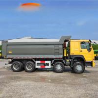 China Howo Euro 4 380hp 8x4 Dump Truck with ZF8118 Steering System and 50 Ton Capacity for sale