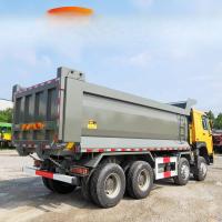 China Howo Euro 4 380hp 8x4 Dump Truck with ZF8118 Steering System and 50 Ton Capacity for sale