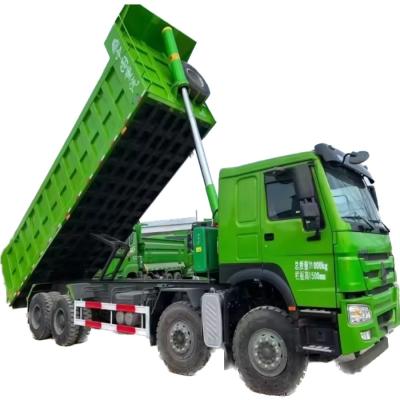 China Used Sinotruk Howo Dump Truck 12 Wheeler RHD 40tons Second Hand 6X4 8X4 Right Cab for sale