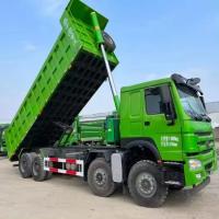 China Used Sinotruk Howo Dump Truck 12 Wheeler RHD 40tons Second Hand 6X4 8X4 Right Cab for sale