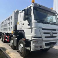 China SINOTRUCK Howo Dump Truck 8X4 in Cameroon 375 Tipper Truck with Multimedia System for sale