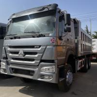 China ABS Dump Truck 375 Used Euro 3 Sinotruk Howo 5600x2350x1500 Cargo Tank Dimension for sale