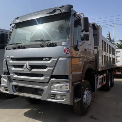China ABS Dump Truck 375 Used Euro 3 Sinotruk Howo 5600x2350x1500 Cargo Tank Dimension for sale
