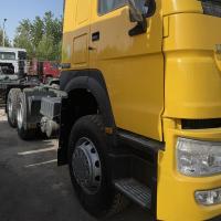 China Used Howo Sinotruk 371 6x4 T7 Tractor Truck With Front Axle 7.5T 6 Cylinders for sale