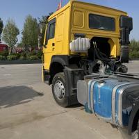 China 10 Tires ABS Supported Sinotruk Tractor Truck , Heavy Howo Tractor Head 6x4 for sale