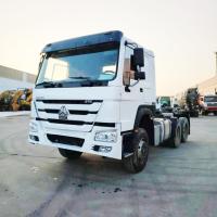 China Affordable Used HOWO 6X4 375HP Tractor Truck Head with Comfortable Cabin in Africa for sale