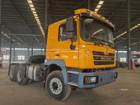 China Left Hand Driving 10 Tires Shacman Tractor Truck With 400L Aluminum Tanker for sale