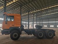 China Left Hand Driving 10 Tires Shacman Tractor Truck With 400L Aluminum Tanker for sale
