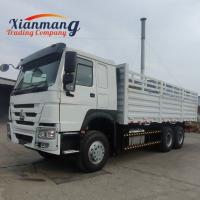 China Sinotruck HOWO 371HP 30t LHD Fence Cargo Truck Lorry Dolly Full Side Wall Board for sale