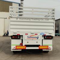 China Sinotruck HOWO 6X4 371HP Fence Cargo Truck , 3 Axles Draw Bar Trailer For Sale for sale