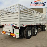 China Sinotruck HOWO 6X4 371HP Fence Cargo Truck , 3 Axles Draw Bar Trailer For Sale for sale