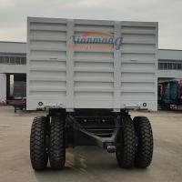 China Sinotruck HOWO 6X4 371HP Fence Cargo Truck , 3 Axles Draw Bar Trailer For Sale for sale