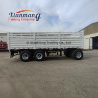 China Customized Sinotruk HOWO 6X4 371HP 400HP 35t Used Cargo Truck 3 Axles Draw Bar Trailer for sale