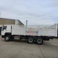China Customized Sinotruk HOWO 6X4 371HP 400HP 35t Used Cargo Truck 3 Axles Draw Bar Trailer for sale
