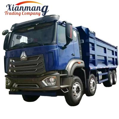 China 400HP Diesel Dump Tipper Truck HOWO NX 8X4 Drive Wheel Euro 3 Emission Standard And No ESC Or Multimedia System Equipped for sale
