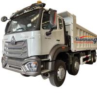China 400HP Diesel Dump Tipper Truck HOWO NX 8X4 Drive Wheel Euro 3 Emission Standard And No ESC Or Multimedia System Equipped for sale