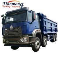 China HOWO NX 8X4 12 Wheelers Dump Truck With ABS And Manual Air Conditioner Chinese Truck for sale