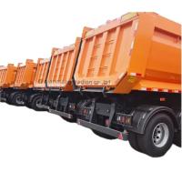 China 3/4 Axle Rear Dump Semi Trailer , Hydraulic Cylinder U Type 20 Tons 50 Tons Tipper Dump Truck For Sale for sale