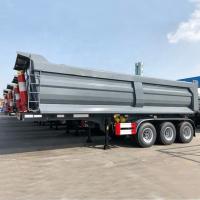 China 3 Axle Tipper Semi Trailer 60 Ton Dump Trailer Truck In Africa With Durable Design for sale
