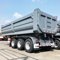 China 3 Axle Tipper Semi Trailer 60 Ton Dump Trailer Truck In Africa With Durable Design for sale