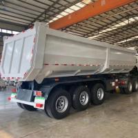 China 3 /4 /5 Tri Axle 35 Cubic Meter 40 Cbm 60 Tons 80ton Heavy duty Dump Truck U-shape Tipper Semi Trailer for Sale for sale