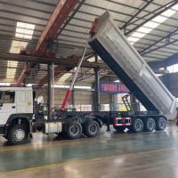 China U Type Tipper Dump Trailer Dump Truck 3 Axle 40 Cbm 60 Tons 70 Tons Tipper Semi Trailer for sale