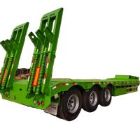 China 3/4 Axle 80-120ton Transport Equipment Lowboy Truck Trailer Detachable Gooseneck Lowbed Semi Trailer For Mali for sale