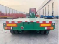 China 3/4 Axle 80-120ton Transport Equipment Lowboy Truck Trailer Detachable Gooseneck Lowbed Semi Trailer For Mali for sale