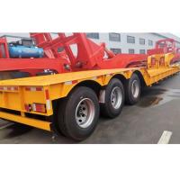China 2 Line 4 Axle Low Bed Trailer 80-120ton Detachable Gooseneck Semi Truck Lowboy Trailer For Sale Malawi for sale